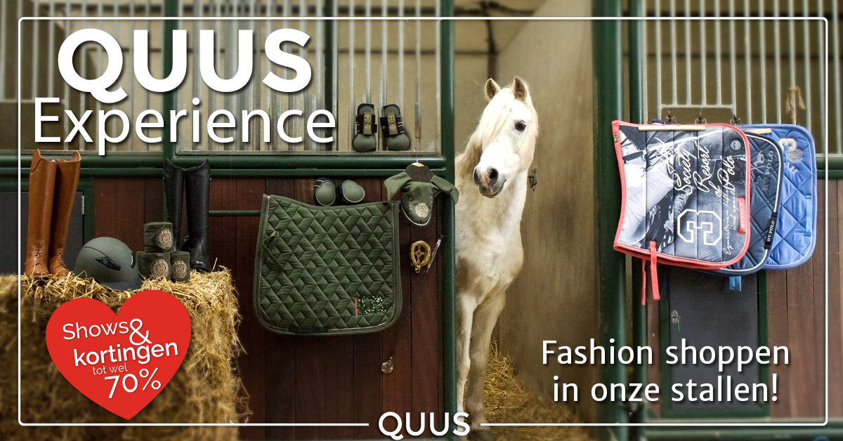 QUUS Experience 2019. Fashion shoppen in onze Stallen! • QUUS.nl